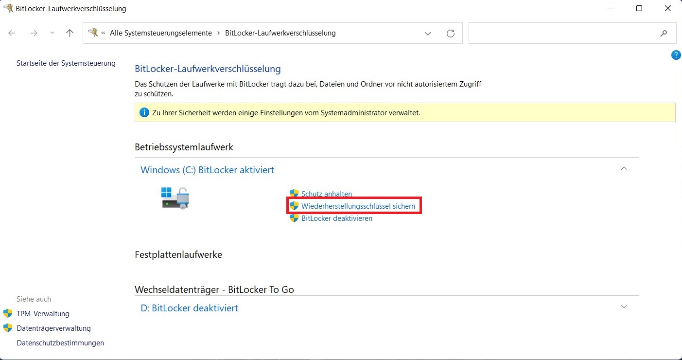 Windows BitLocker - KSZ: Help