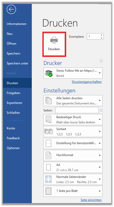 Broschürendruck - A4 hoch, doppelseitig, gefaltet und zweifach in der Mitte geheftet - KSZ: Help